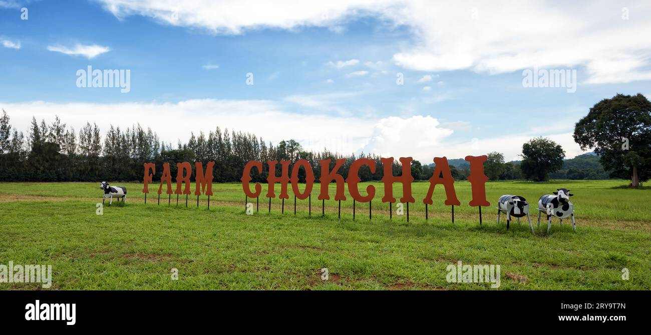 Chok Chai Farm, Khao Yai, Thailand - Jun 2, 2019: Beautiful stunning ...