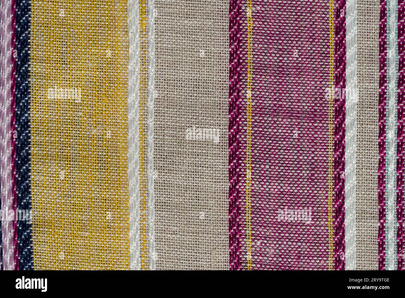 Multi color fabric texture samples Stock Photo - Alamy