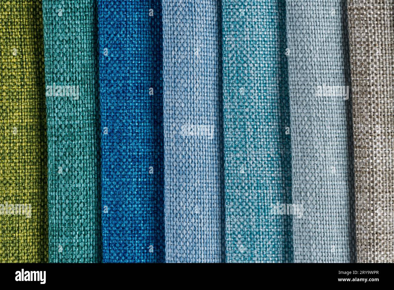 Multi color fabric texture samples Stock Photo - Alamy