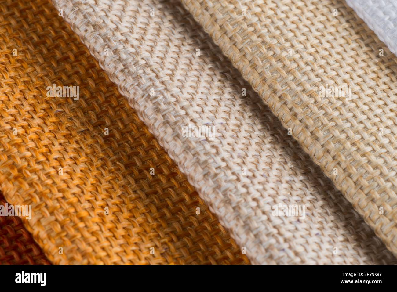 Multi color fabric texture samples Stock Photo - Alamy