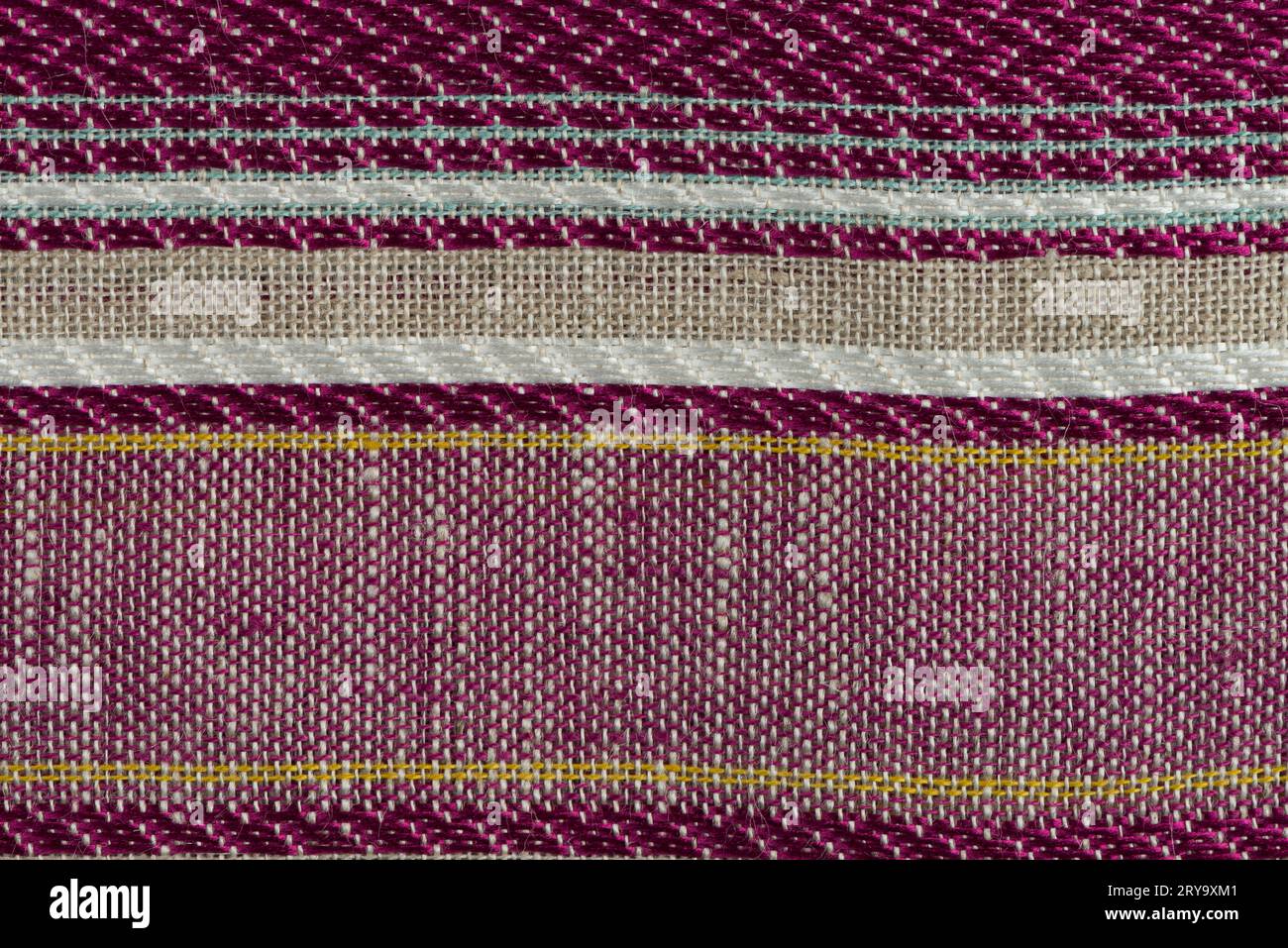 Multi color fabric texture samples Stock Photo - Alamy