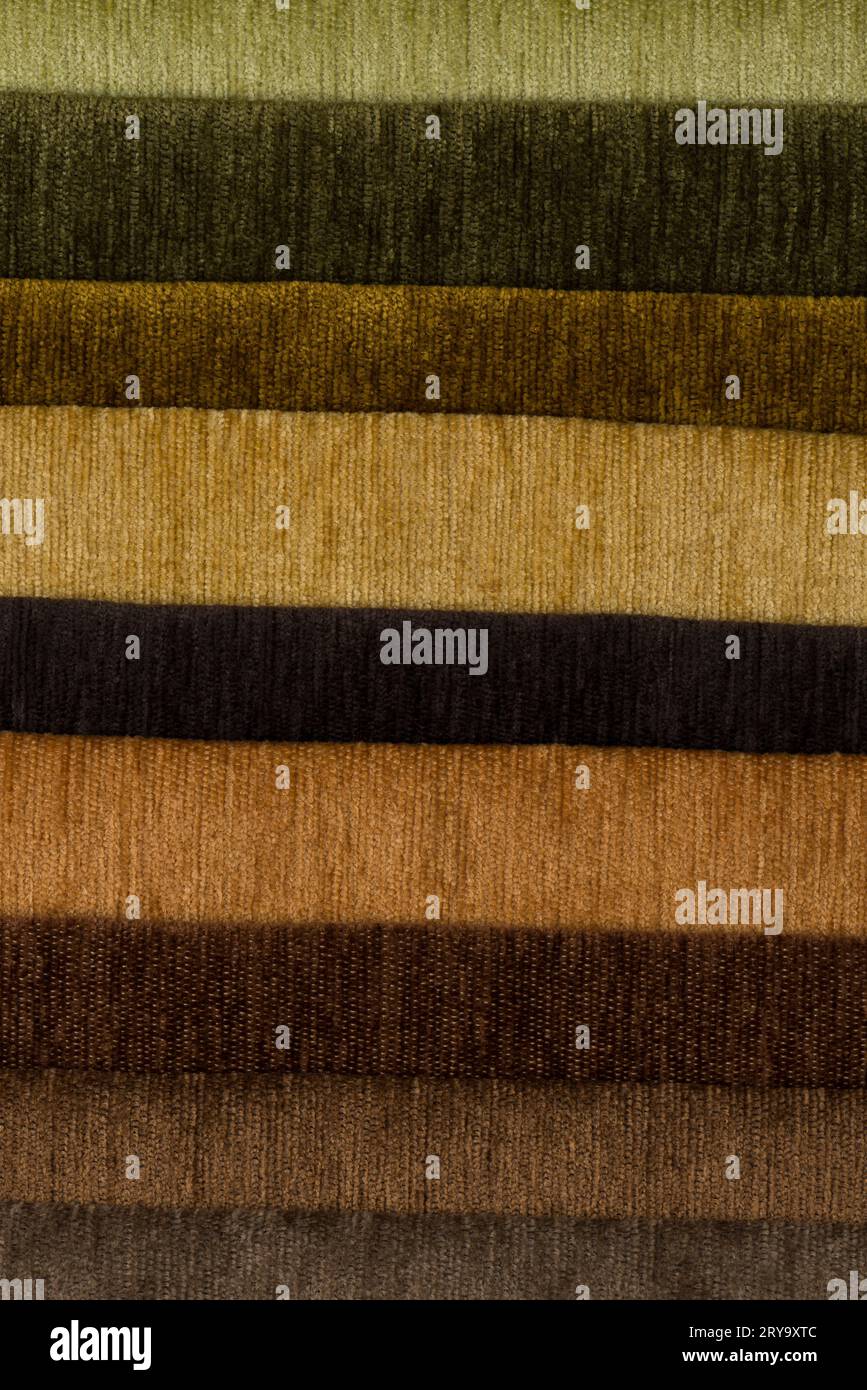 Multi color fabric texture samples Stock Photo - Alamy