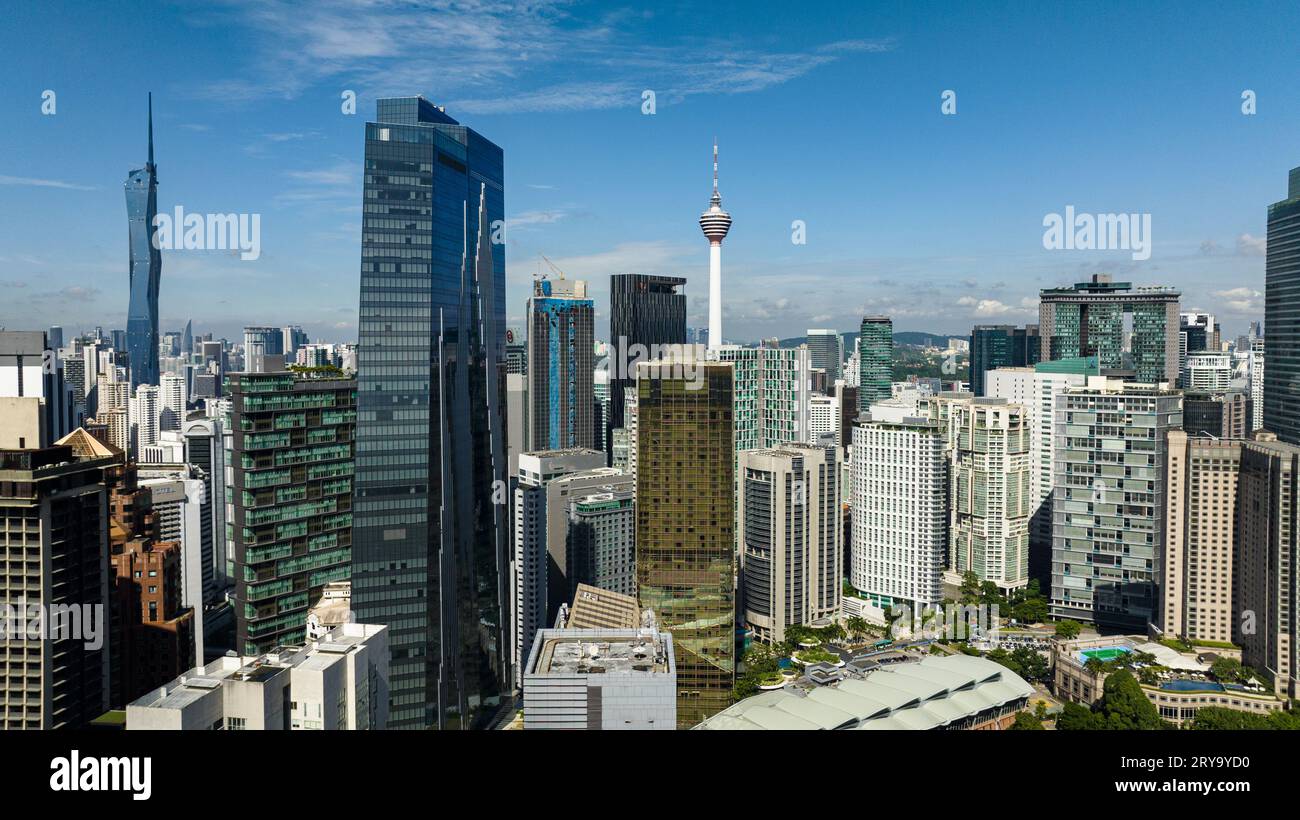 Kuala Lumpur, Malaysia - September 11, 2022: Kuala Lumpur downtown ...