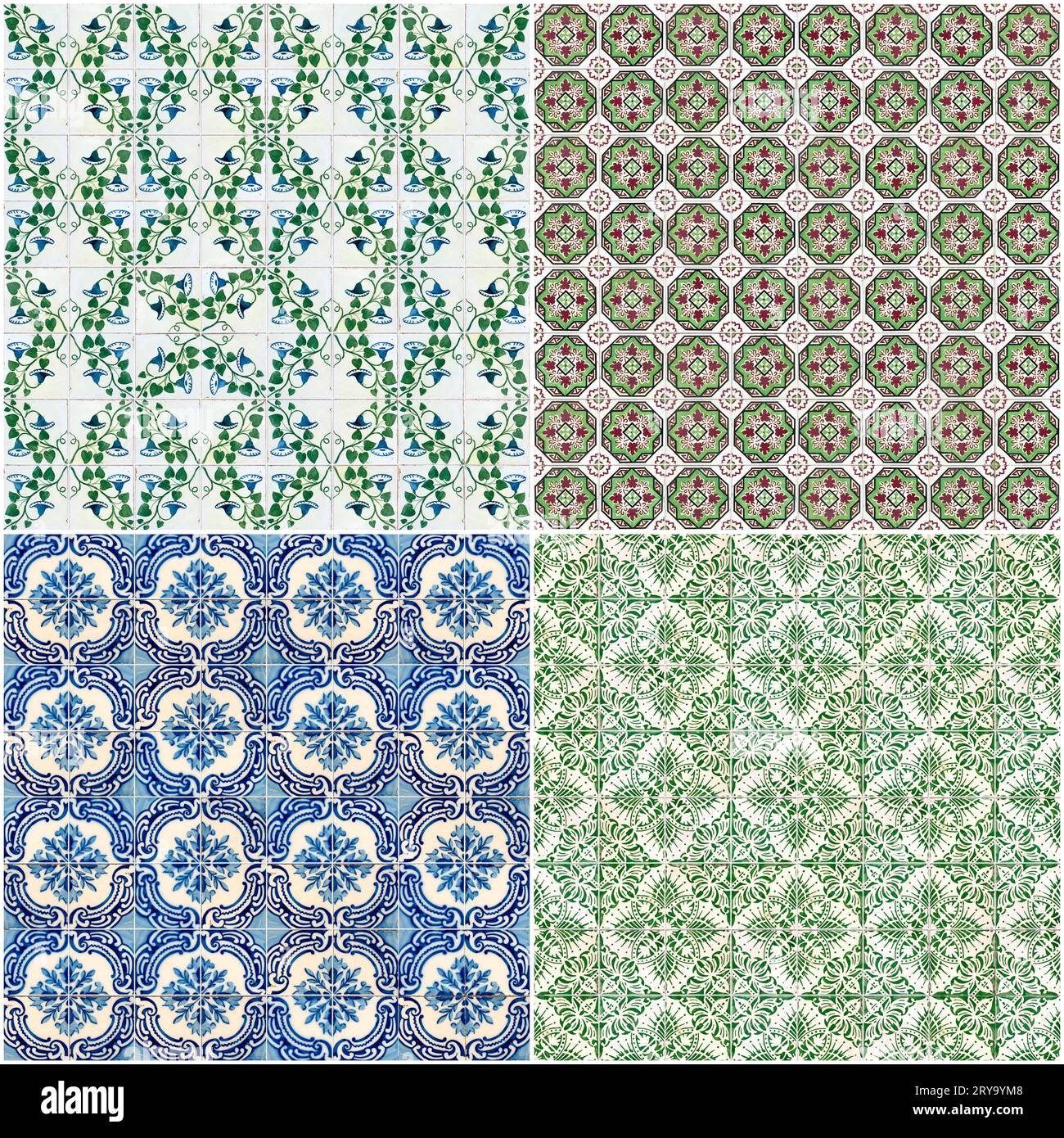 Four patterns hi-res stock photography and images - Alamy