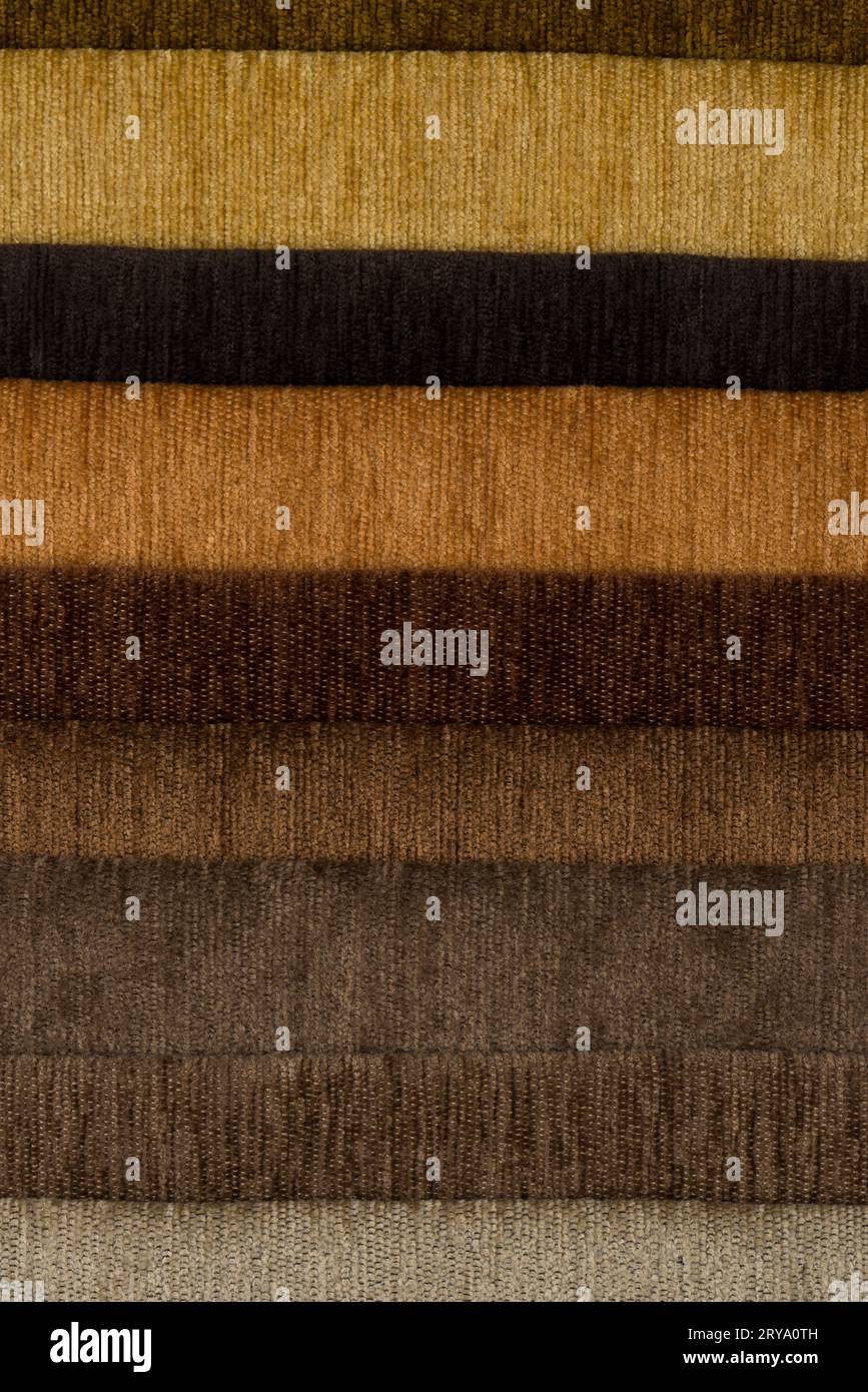 Multi color fabric texture samples Stock Photo - Alamy