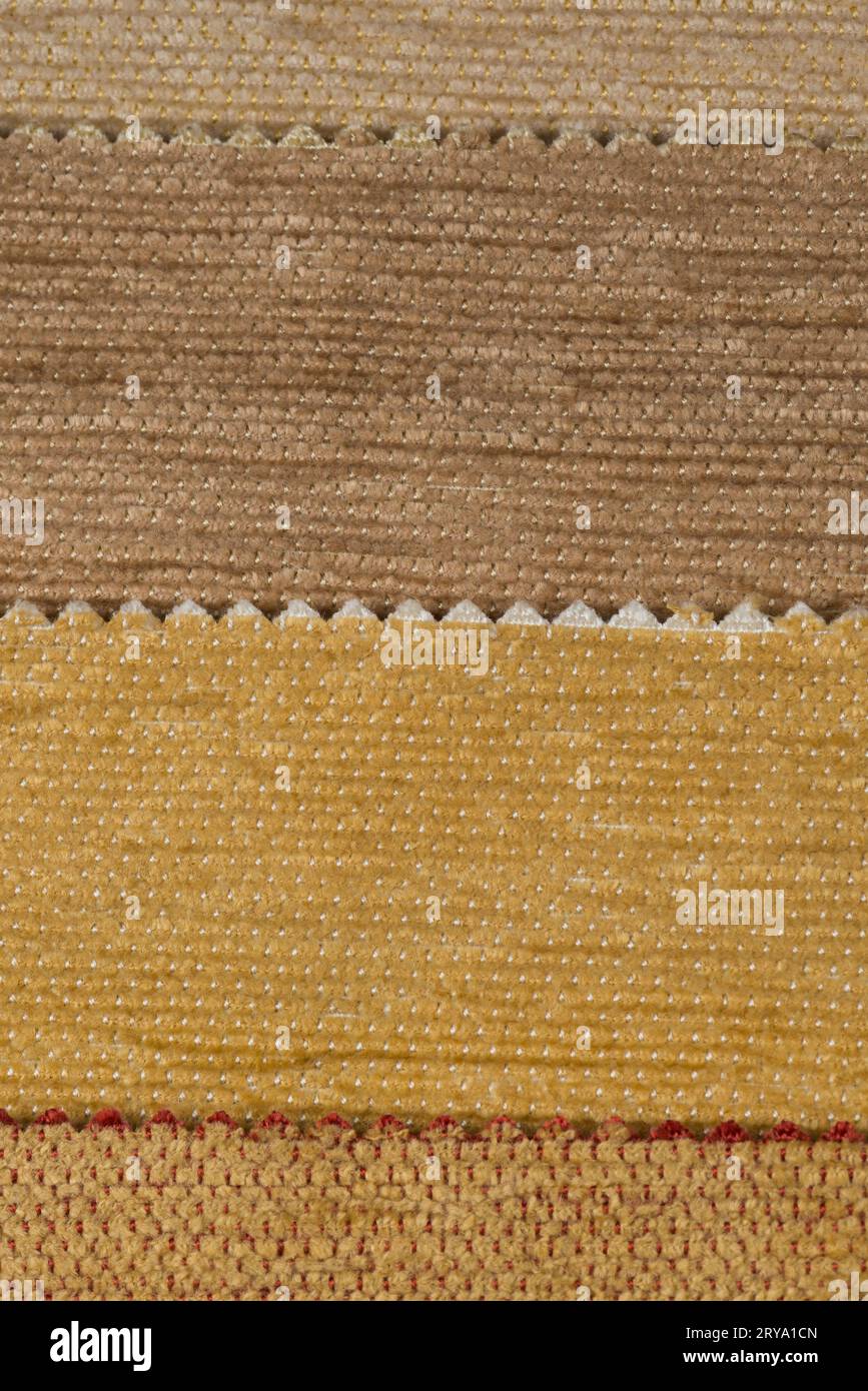 Multi color fabric texture samples Stock Photo - Alamy
