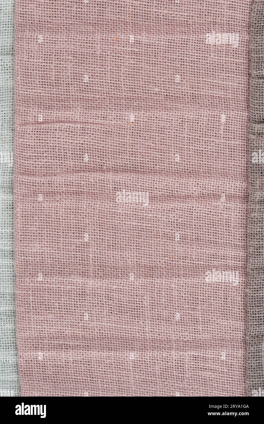 Pink fabric texture Stock Photo - Alamy