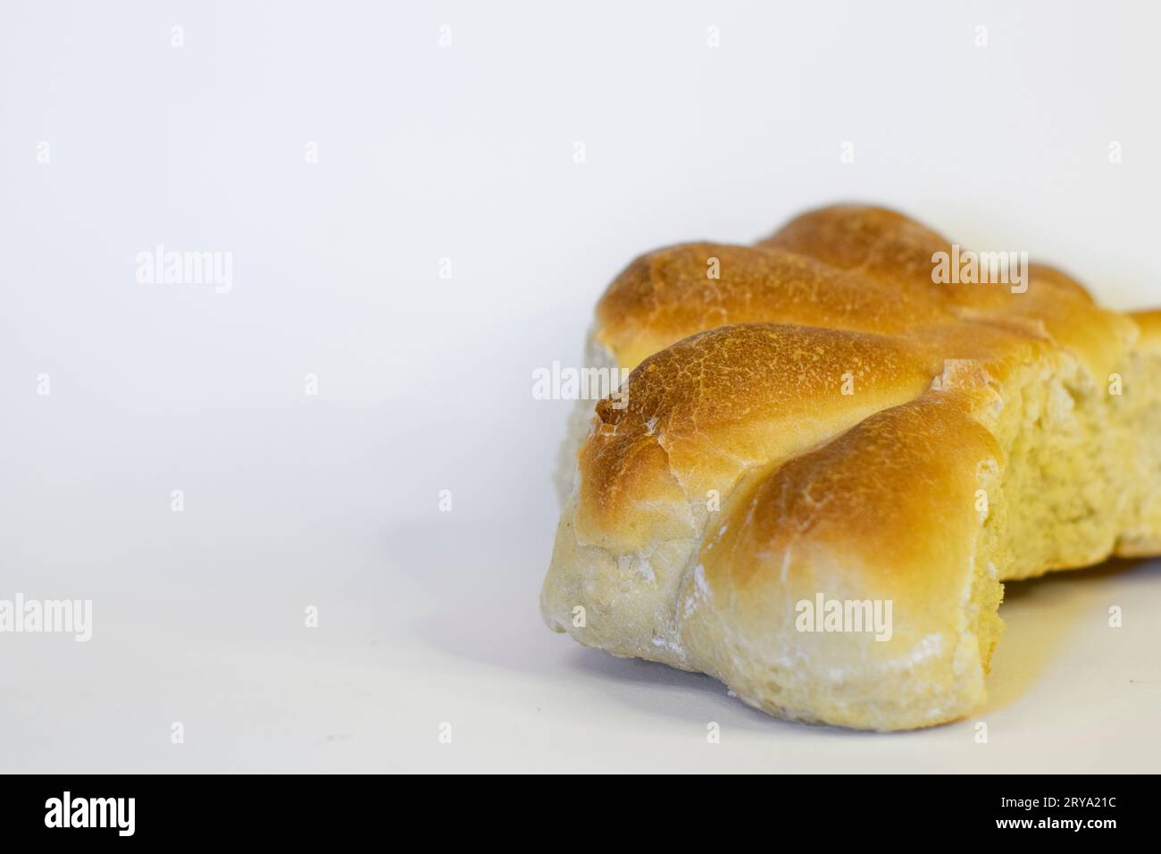 Homemade traditional lamb-type bread in Argentina, on a corner with a ...