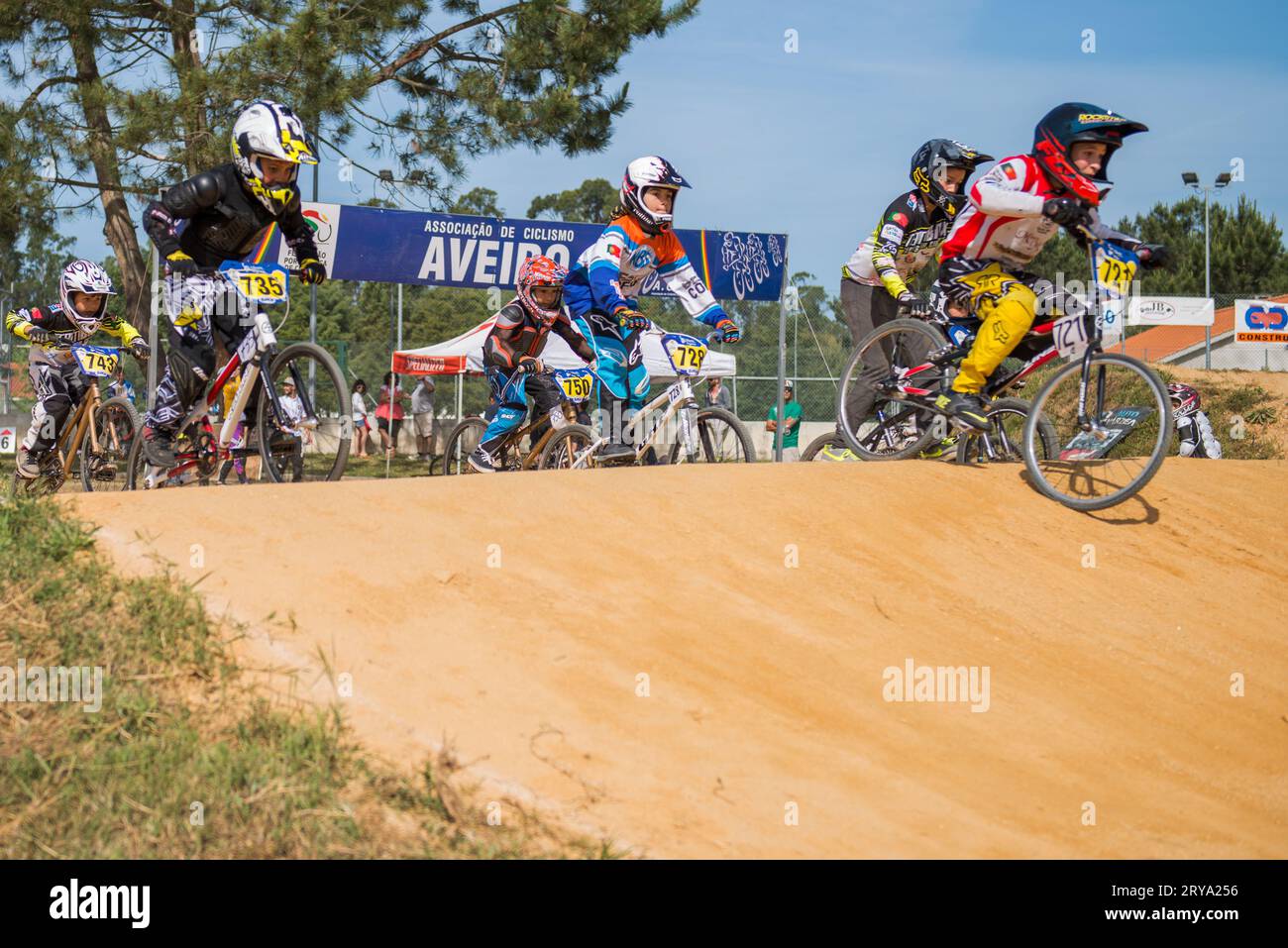 Andre Ribeiro leading the race Stock Photo - Alamy