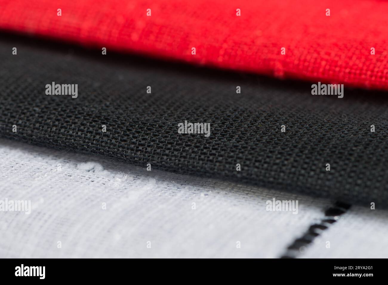 Multi color fabric texture samples Stock Photo - Alamy