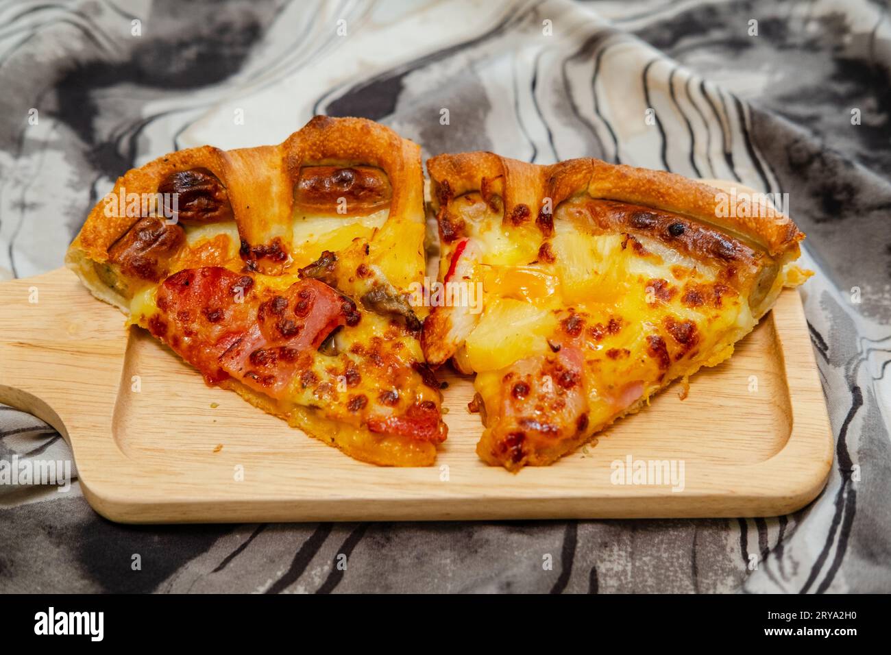 slice of pizza cheese lunch or dinner crust seafood meat topping sauce ...