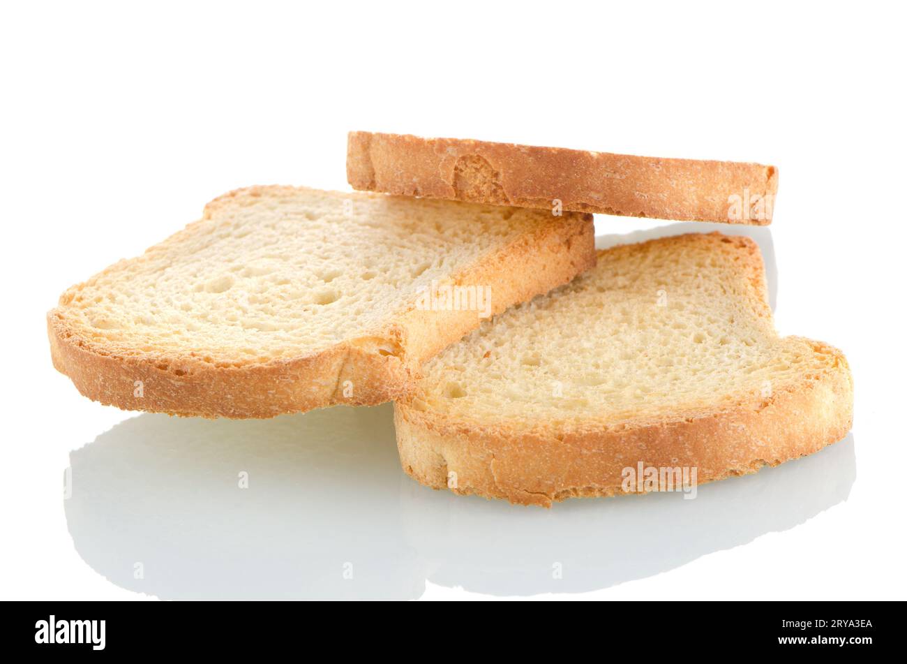 Golden brown toast Stock Photo - Alamy