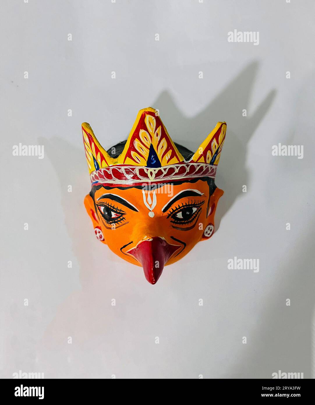 Mask making at a satra in Majuli Assam , the process of mask making , mask making culture Stock ...