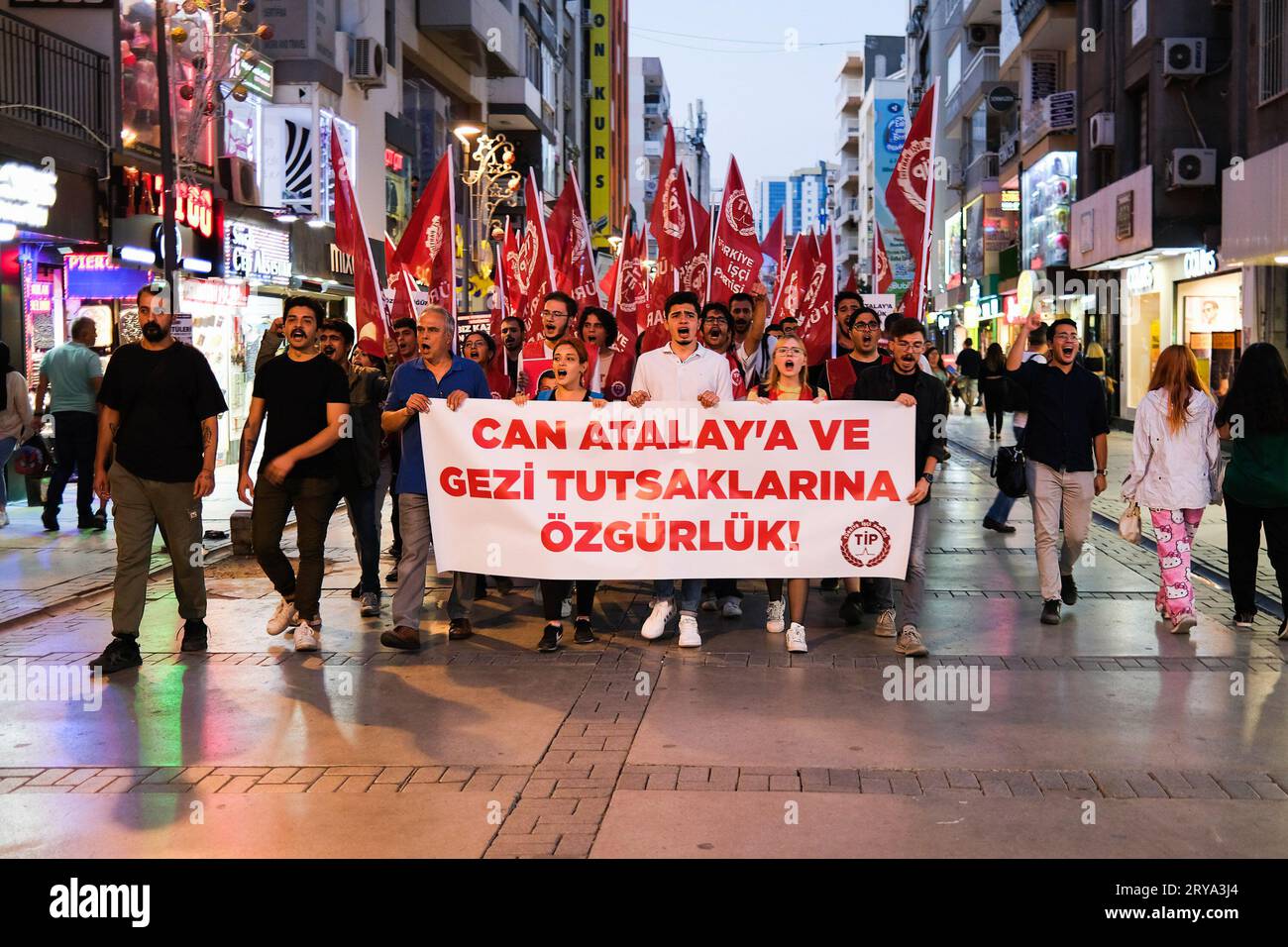 Turkey press freedom protest hi-res stock photography and images - Alamy