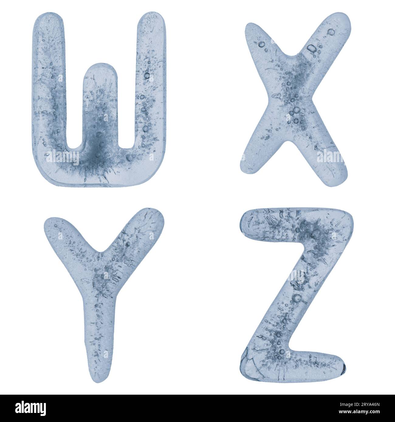 Ice font z hi-res stock photography and images - Alamy