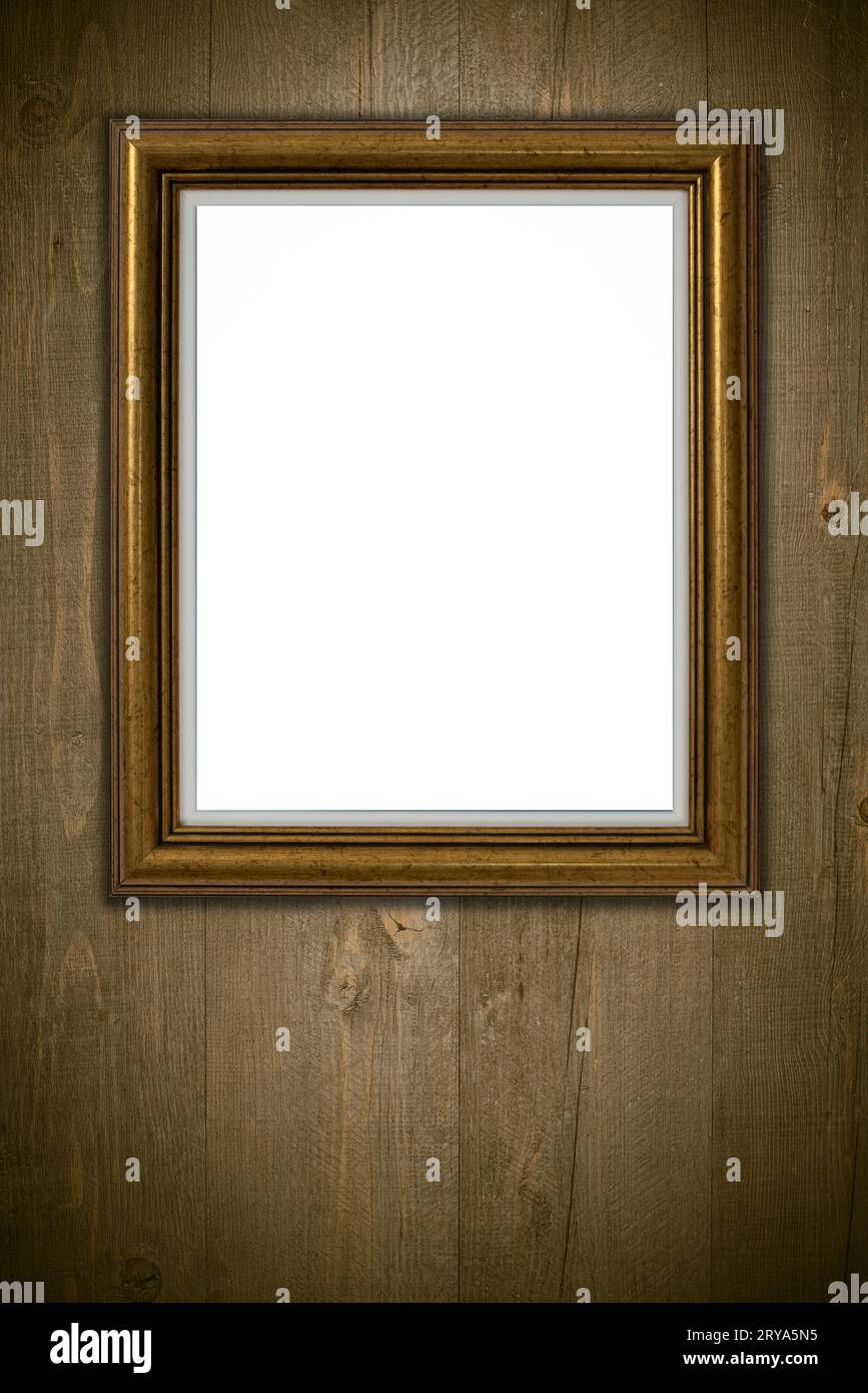 Old picture frame Stock Photo - Alamy