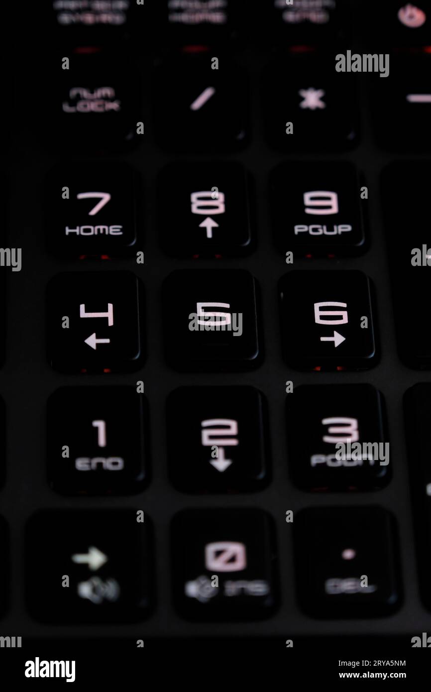 Computer Technology Laptop Keyboard Stock Photo - Alamy
