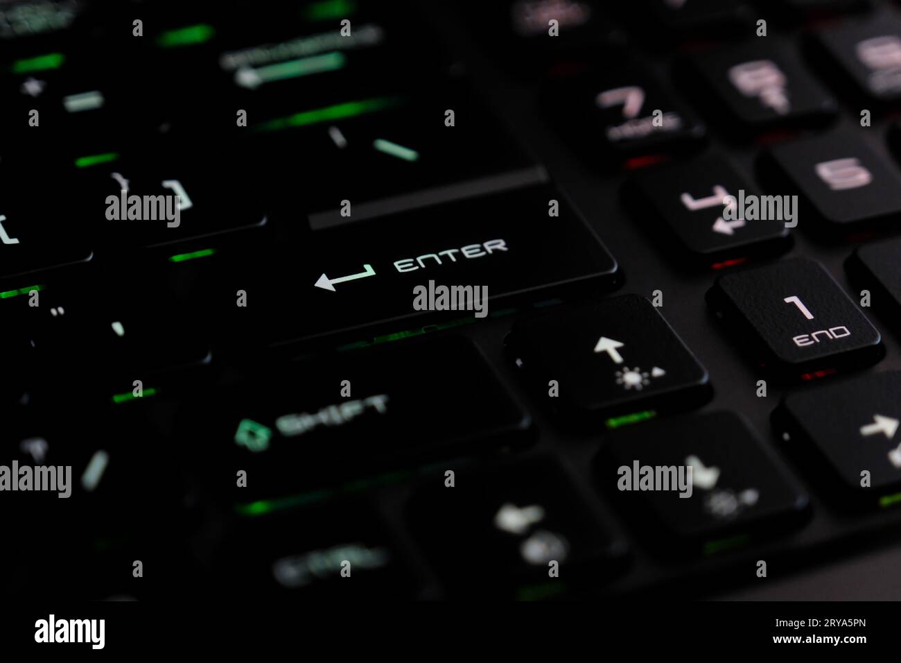 Computer Technology Laptop Keyboard Stock Photo - Alamy