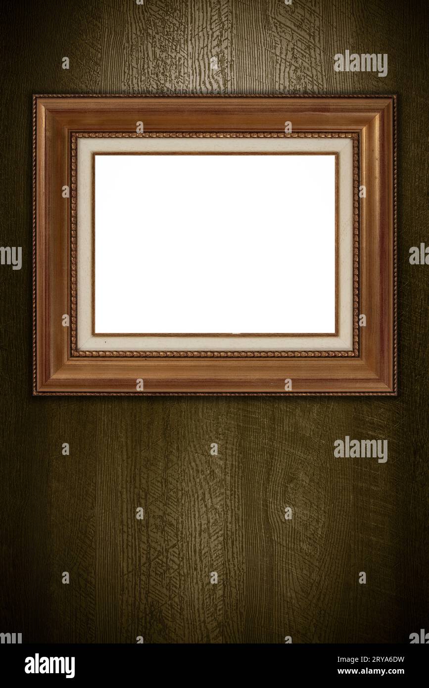 Old picture frame Stock Photo - Alamy