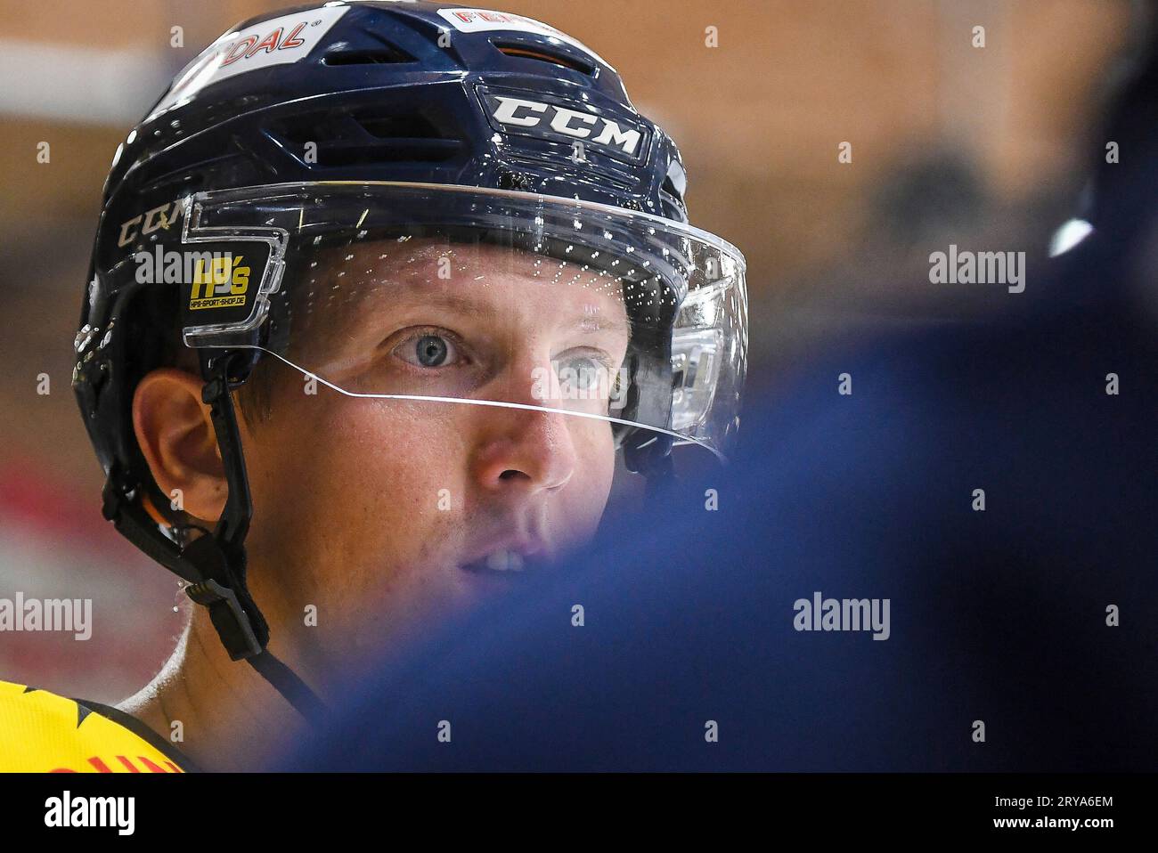 Memmingen, Deutschland. 29th Sep, 2023. 29.09.2023, Eissporthalle am ...