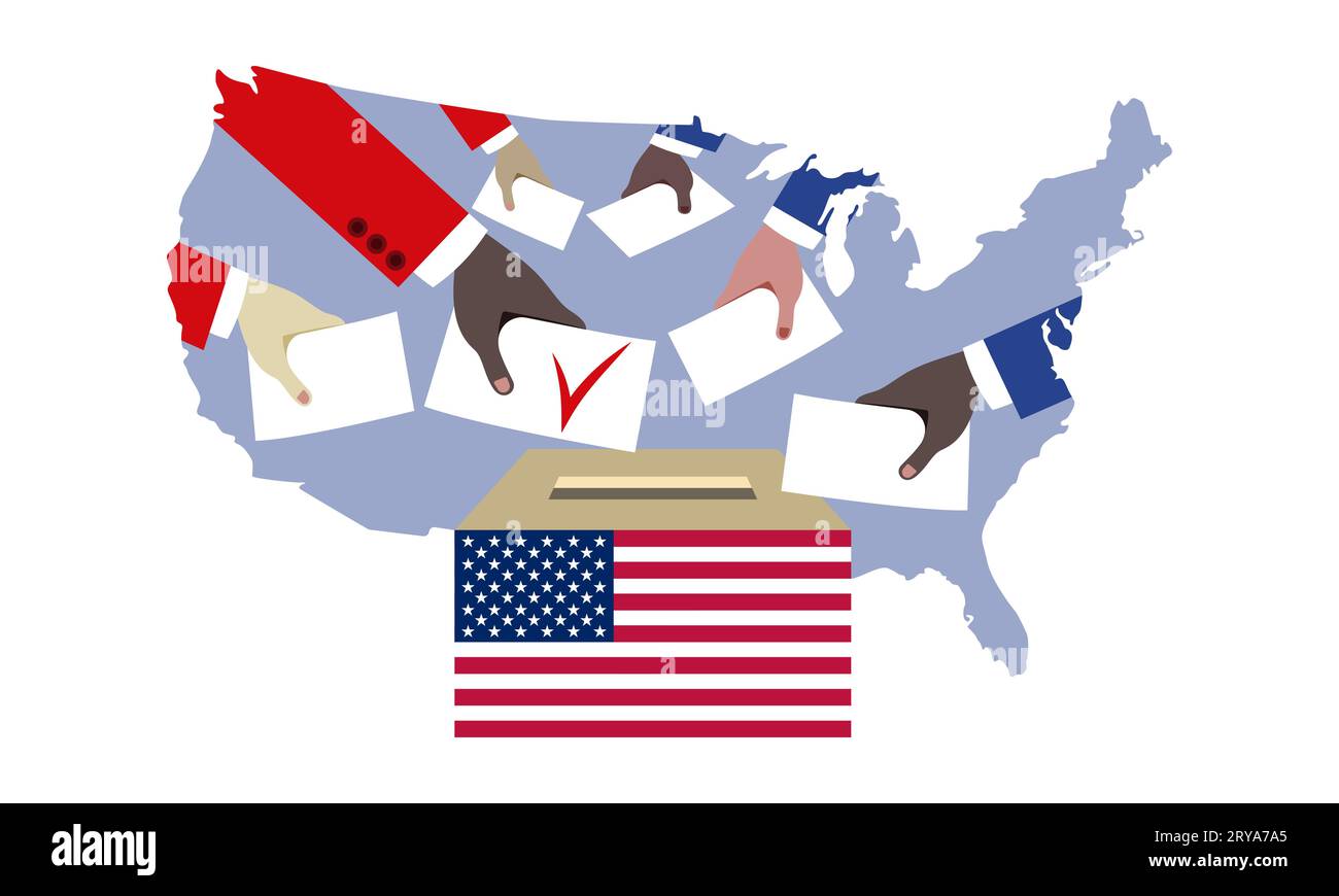 Vector image USA design election background Stock Vector Image & Art ...