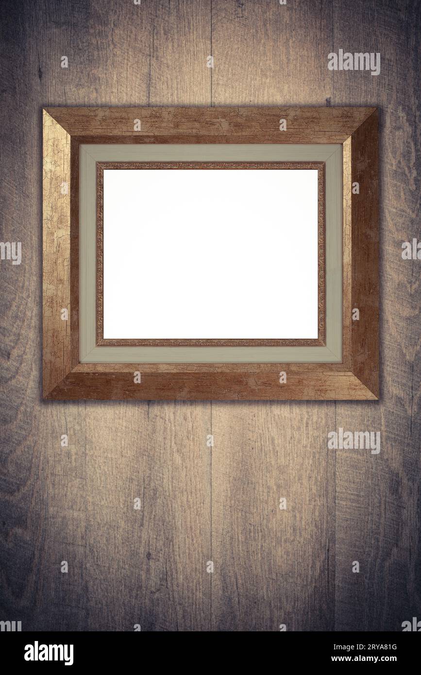 Old picture frame Stock Photo - Alamy