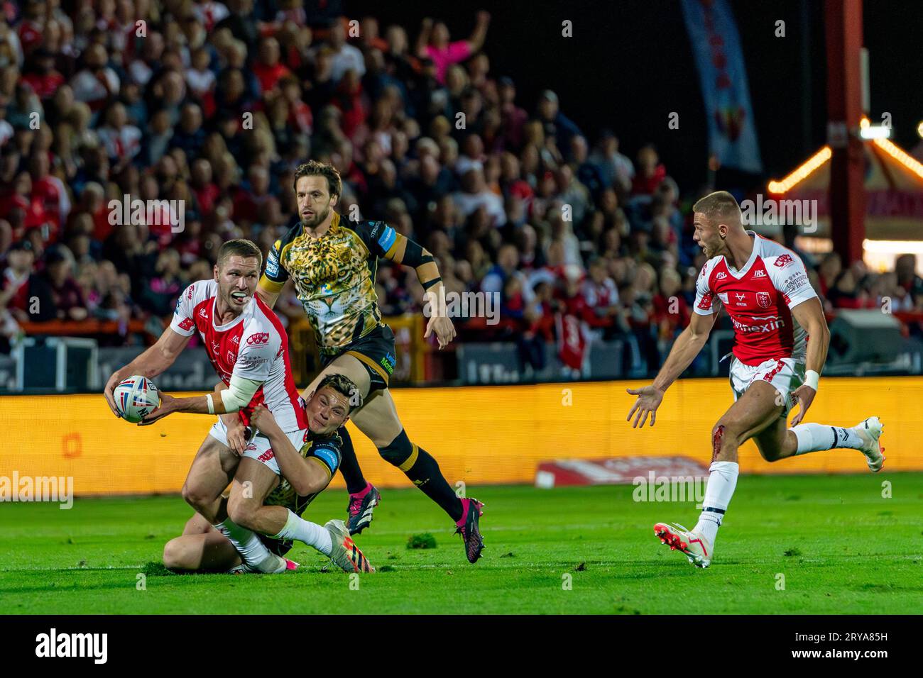 Leeds, UK. 23rd July 2023. Betfred Super League Eliminator: Hull KR v ...