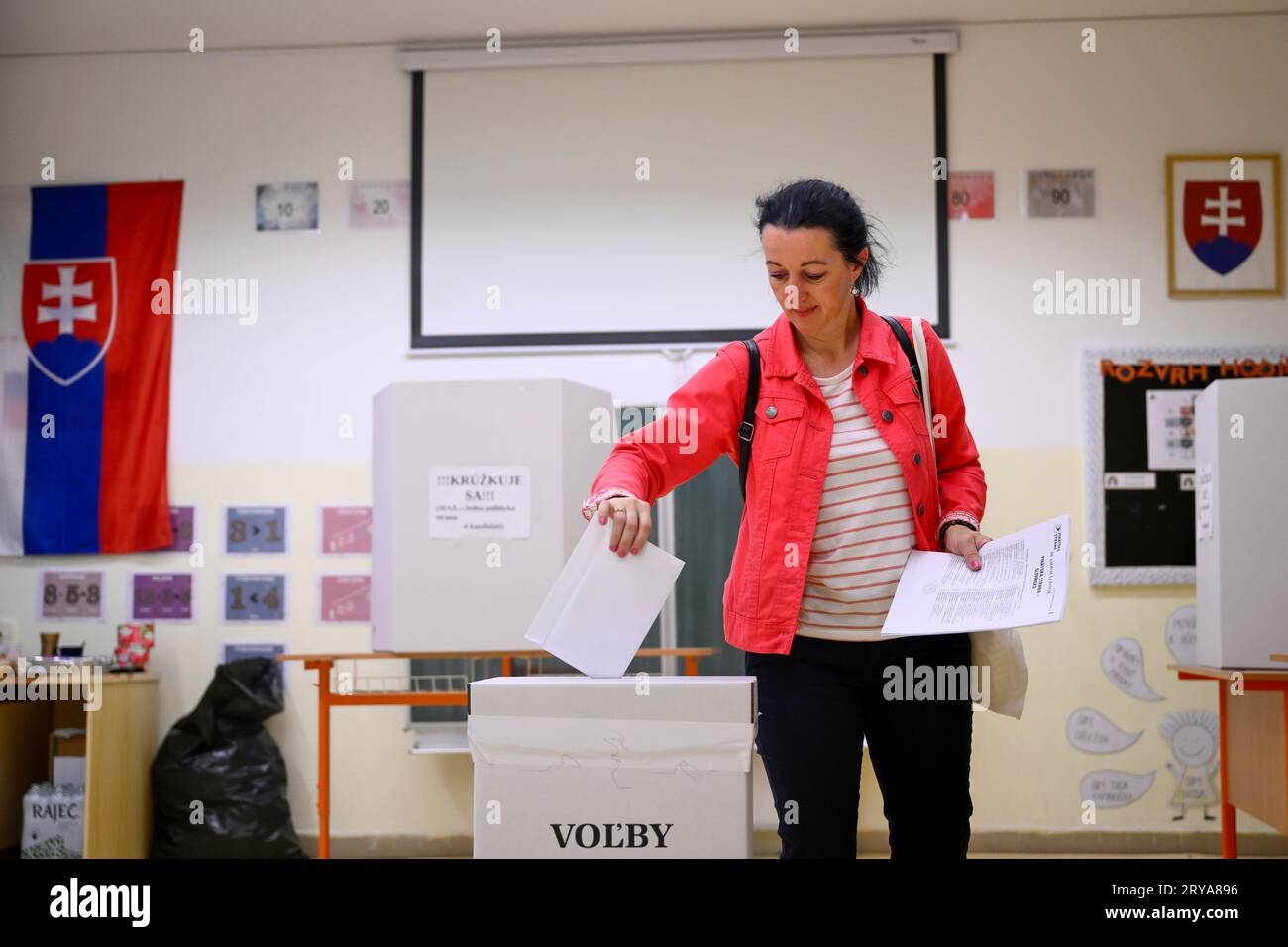 Bratislava, Slovakia. 30th Sep, 2023. Slovak early parliamentary ...