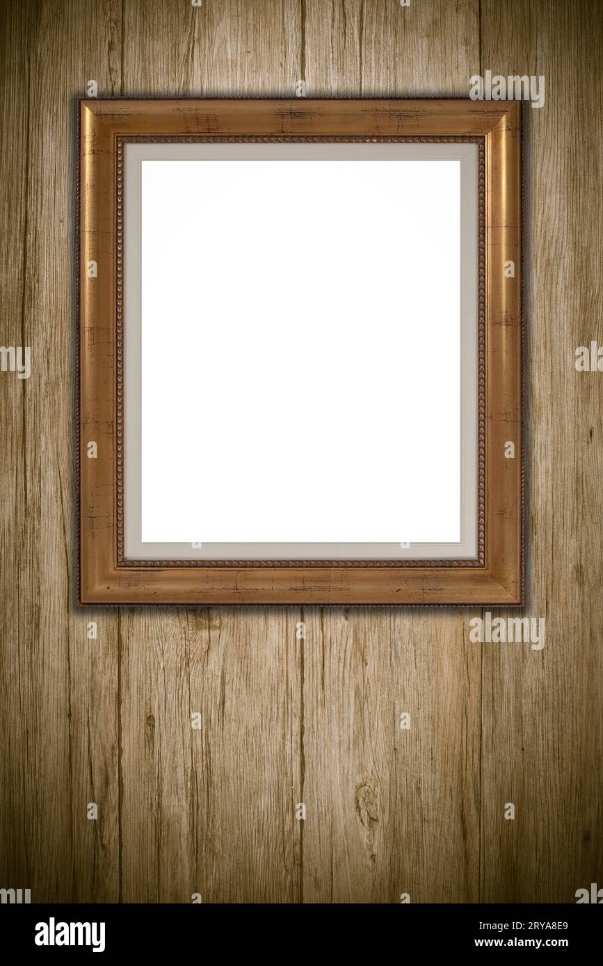 Old picture frame Stock Photo - Alamy