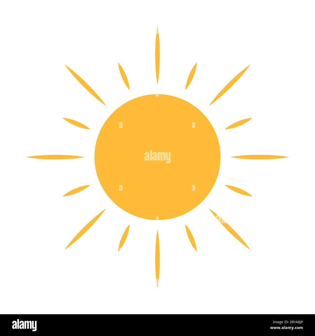 Sun icon vector for your web design, logo, UI. illustration Stock ...