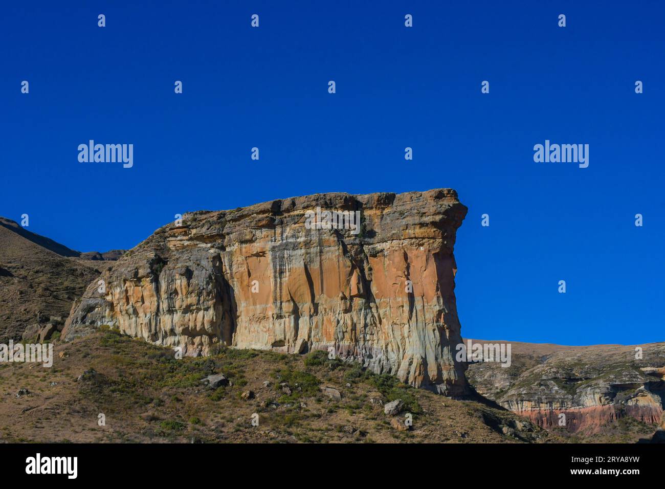 Titanic rock in Clarens south africa Stock Photo - Alamy