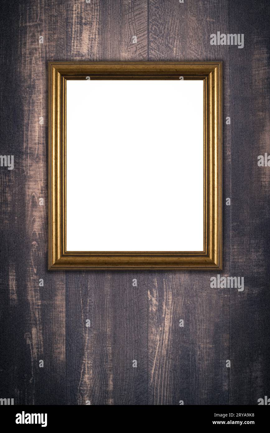 Old picture frame Stock Photo - Alamy