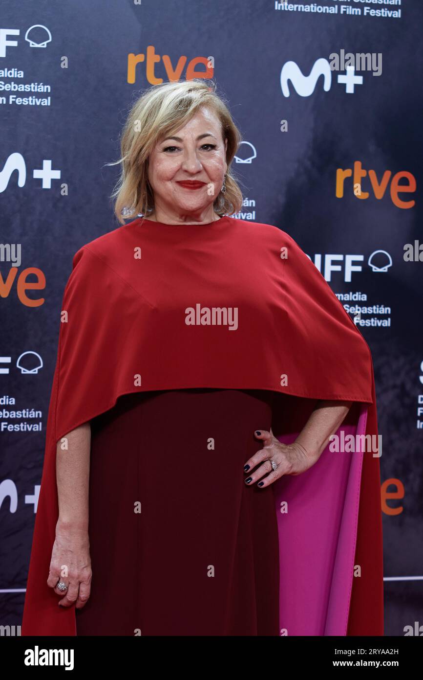 Carmen Machi at the premiere ''La Mesias'' during the 71st San ...