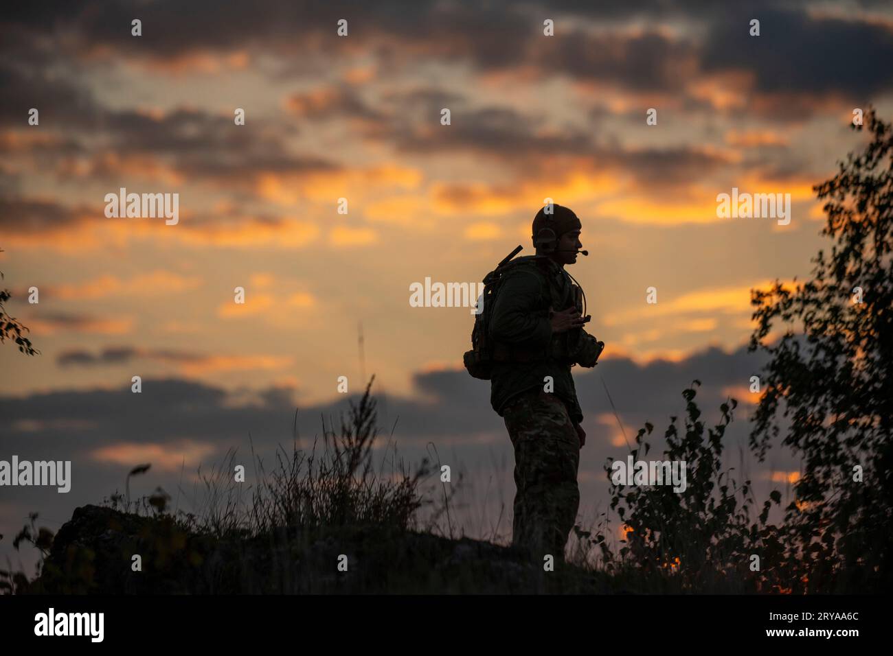 Hohenfels, Bayern, Germany. 15th Sep, 2023. U.S. Army Staff Sgt. Justin ...