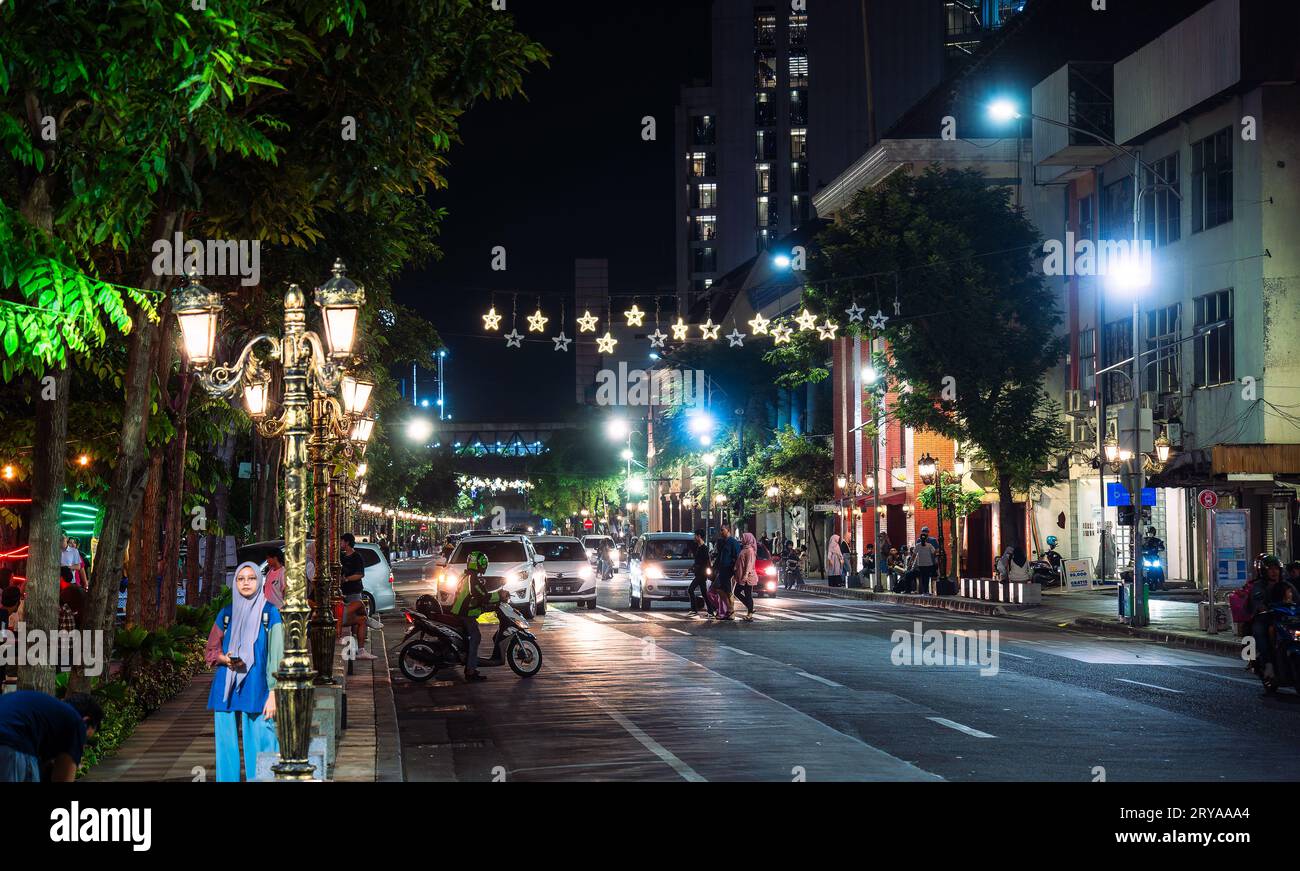 Surabaya by Night, Java, Indonesia Stock Photo - Alamy