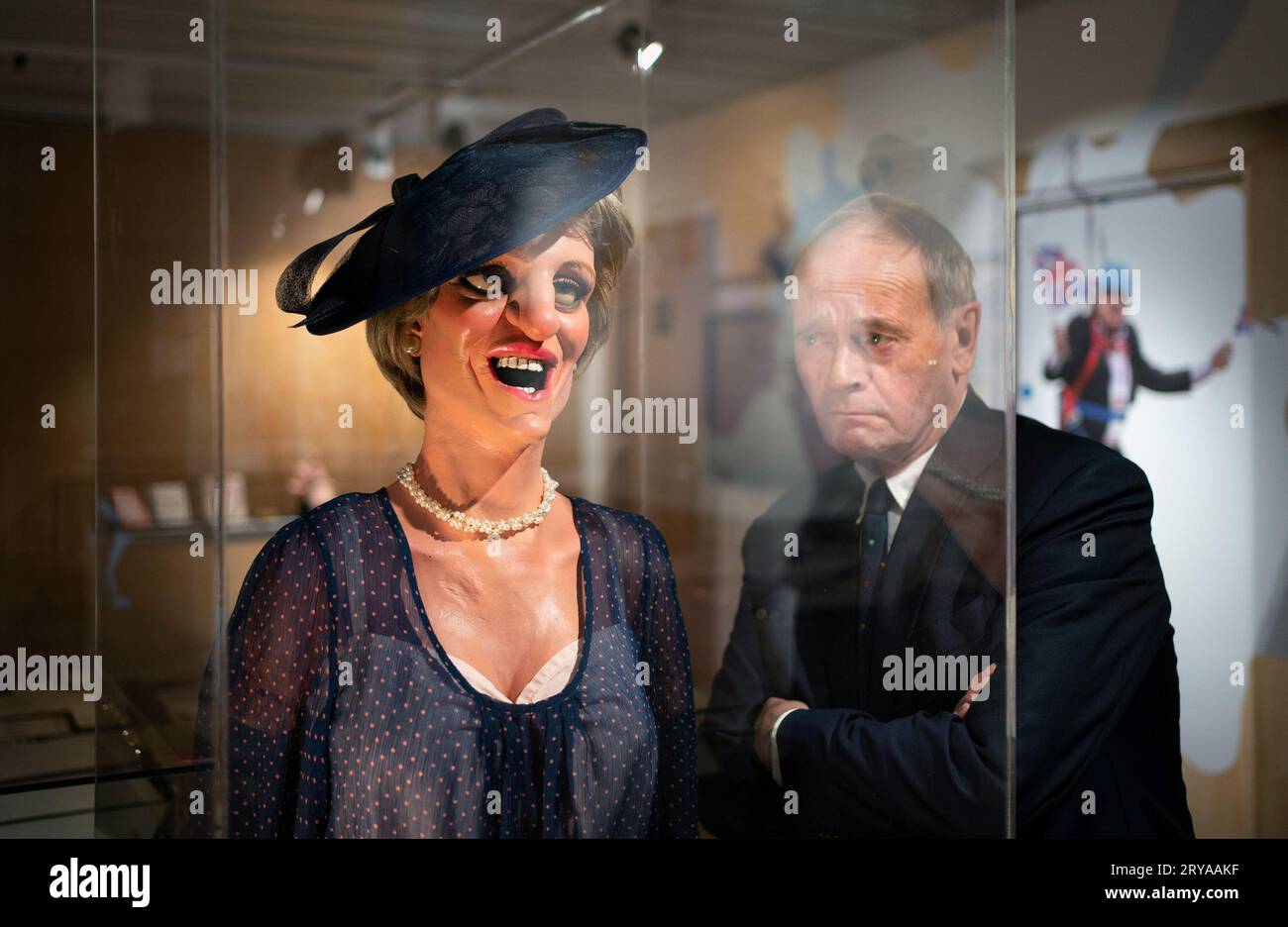 Spitting Image producer John Lloyd with a puppet of Princess Diana ...