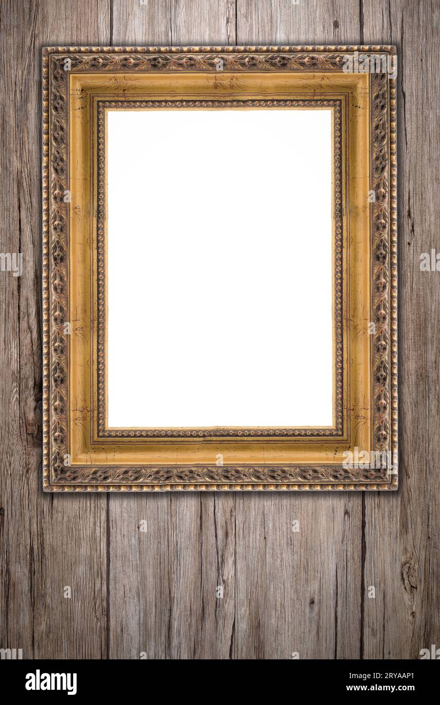 Old picture frame Stock Photo - Alamy