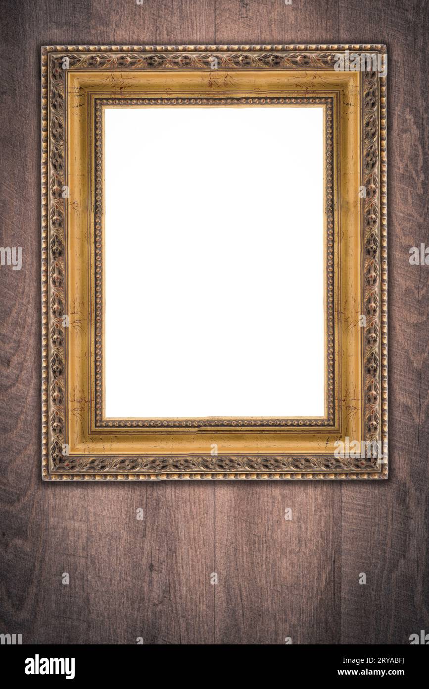 Old picture frame Stock Photo - Alamy