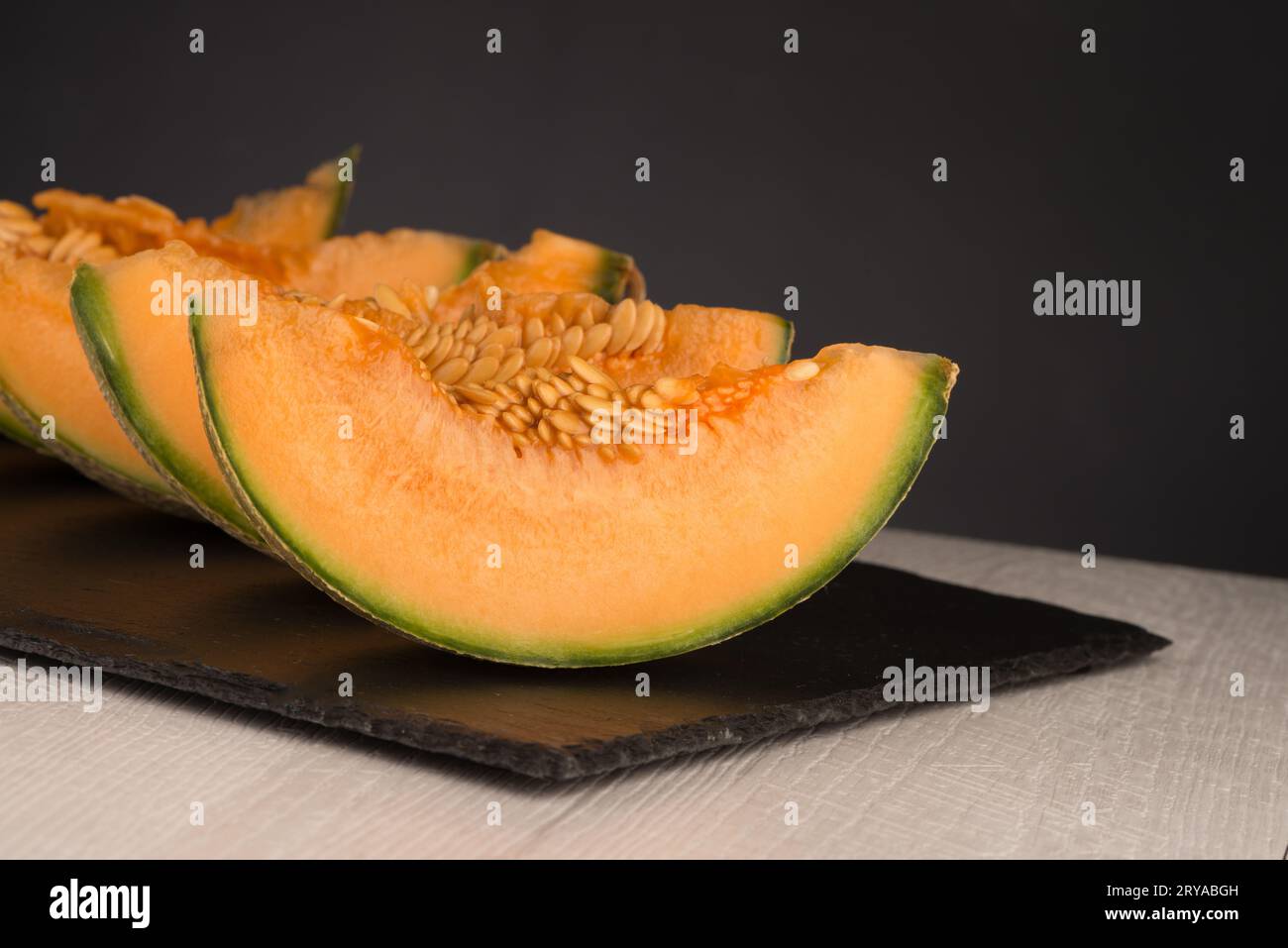 Cut melon hi-res stock photography and images - Alamy