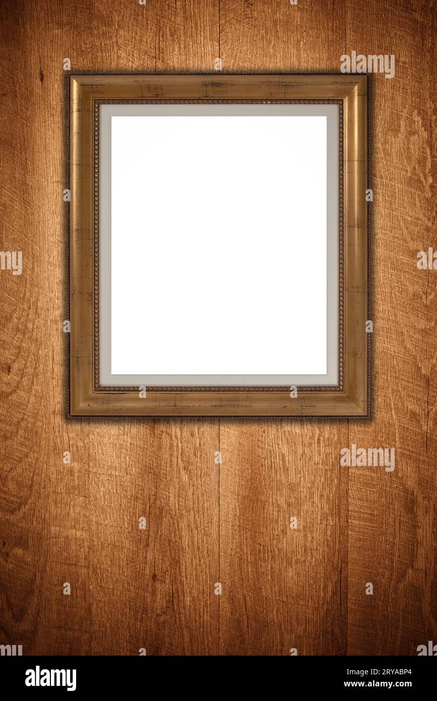 Old picture frame Stock Photo - Alamy