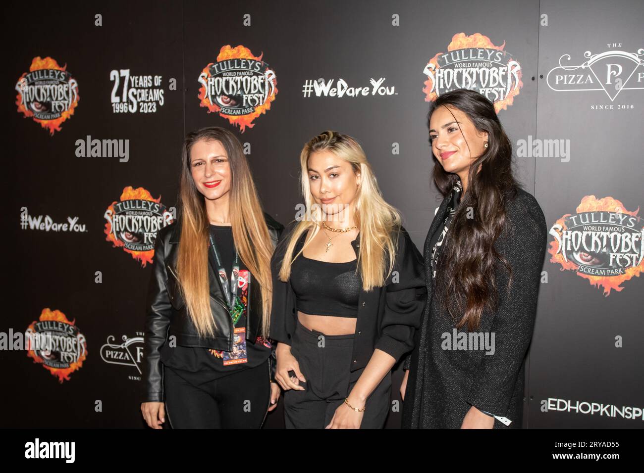 Tulley's Farm Shocktober Fest Press Night 2023 Stock Photo - Alamy