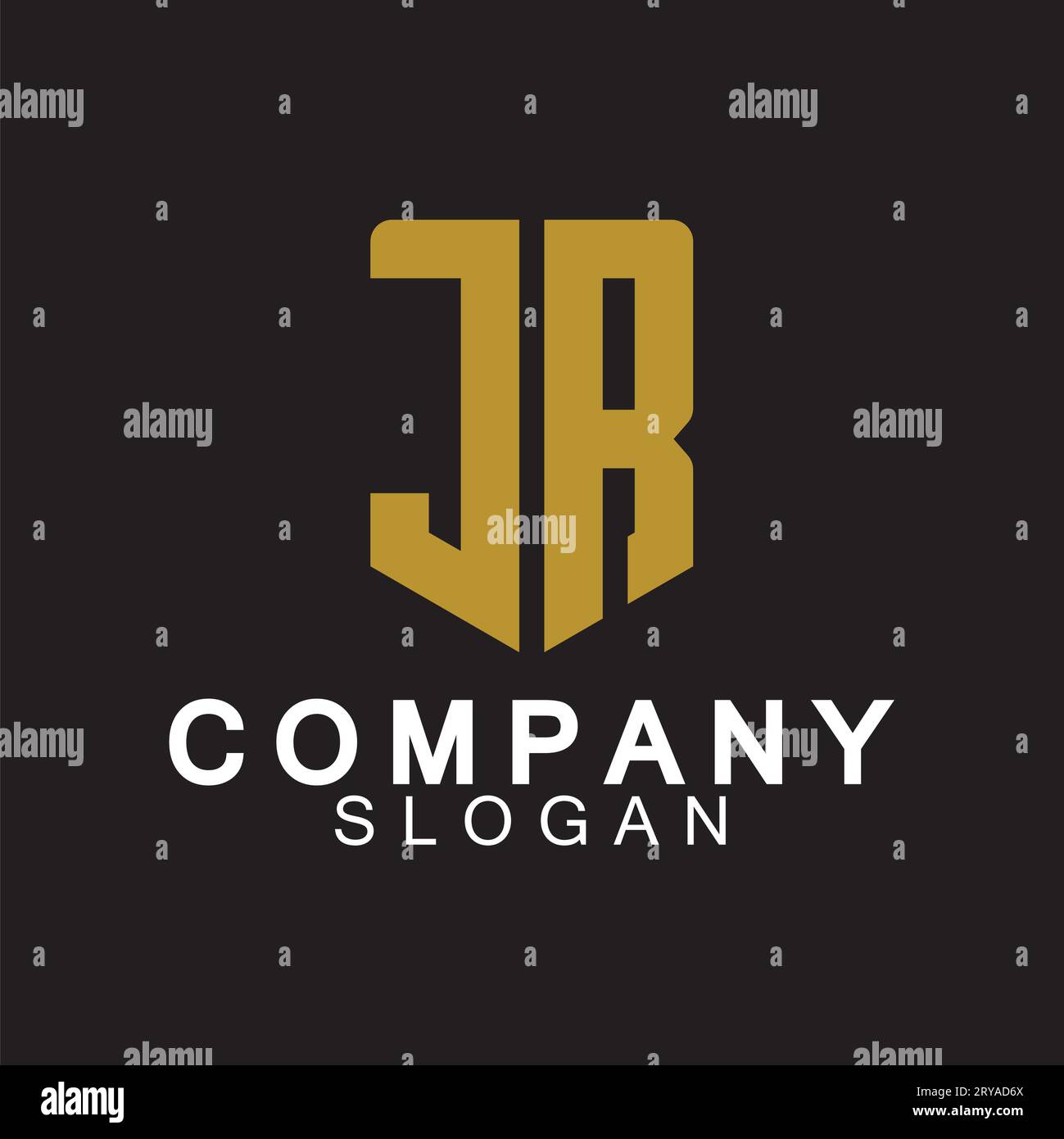 Alphabet Letters RJ or JR business logo design Stock Vector Image & Art ...