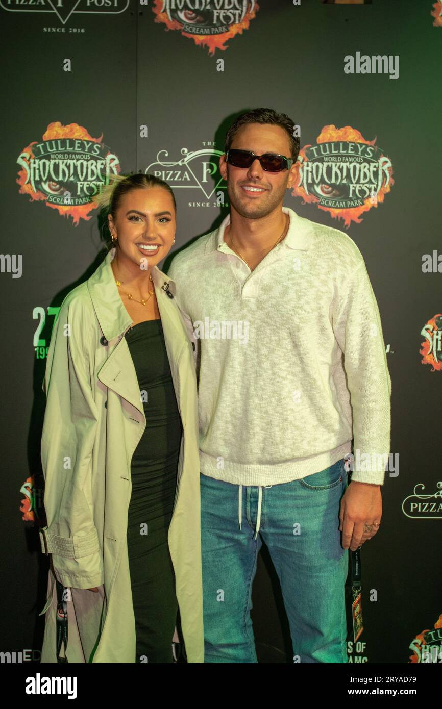 Tulley's Farm Shocktober Fest Press Night 2023 Stock Photo - Alamy