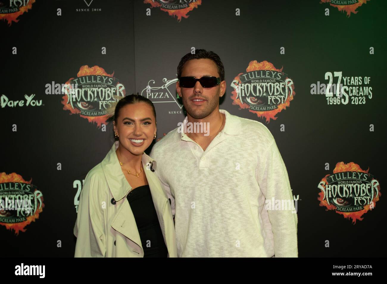Tulley's Farm Shocktober Fest Press Night 2023 Stock Photo - Alamy