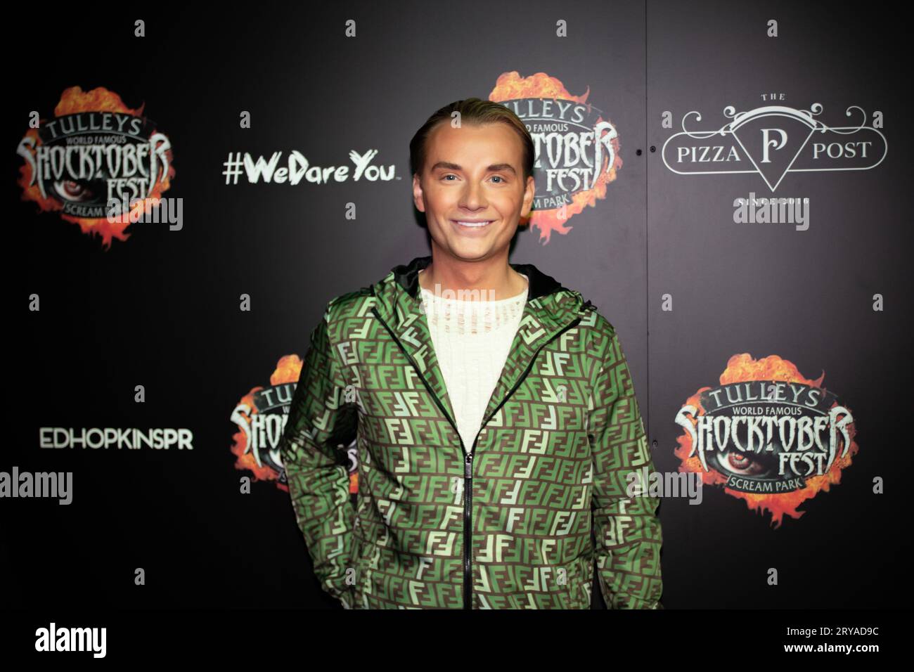 Tulley's Farm Shocktober Fest Press Night 2023 Stock Photo - Alamy