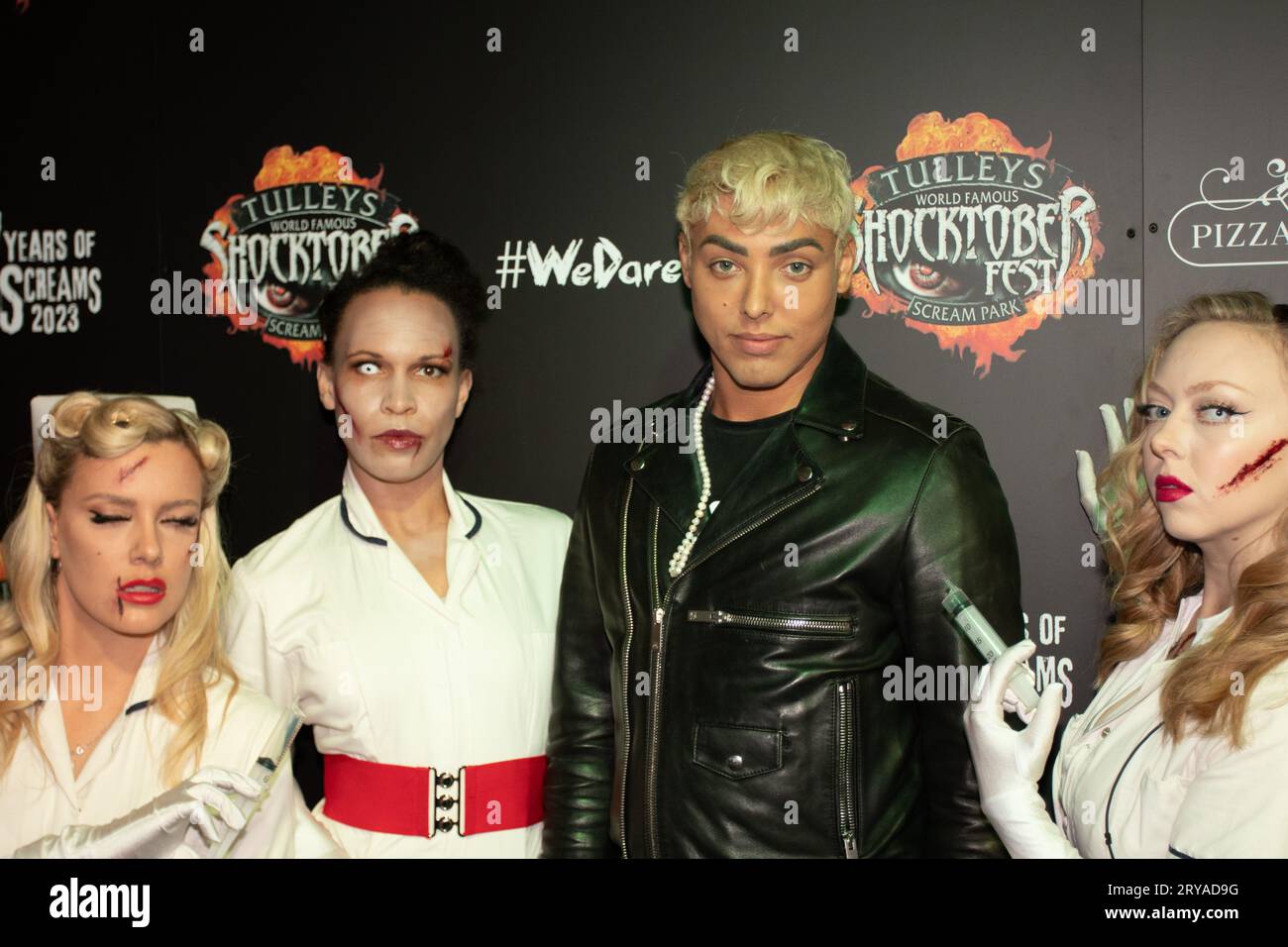 Tulley's Farm Shocktober Fest Press Night 2023 Stock Photo - Alamy