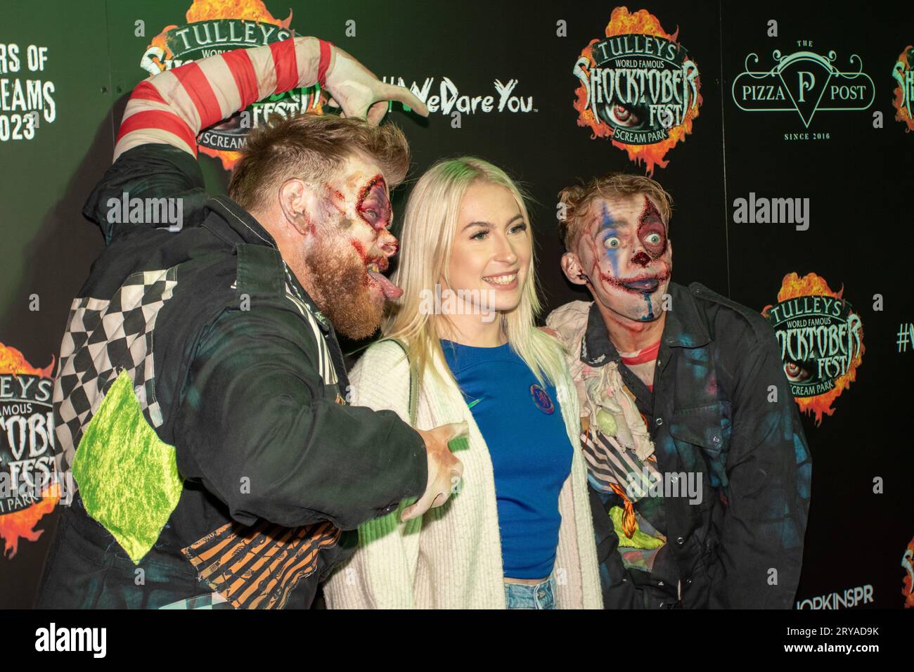 Tulley's Farm Shocktober Fest Press Night 2023 Stock Photo - Alamy