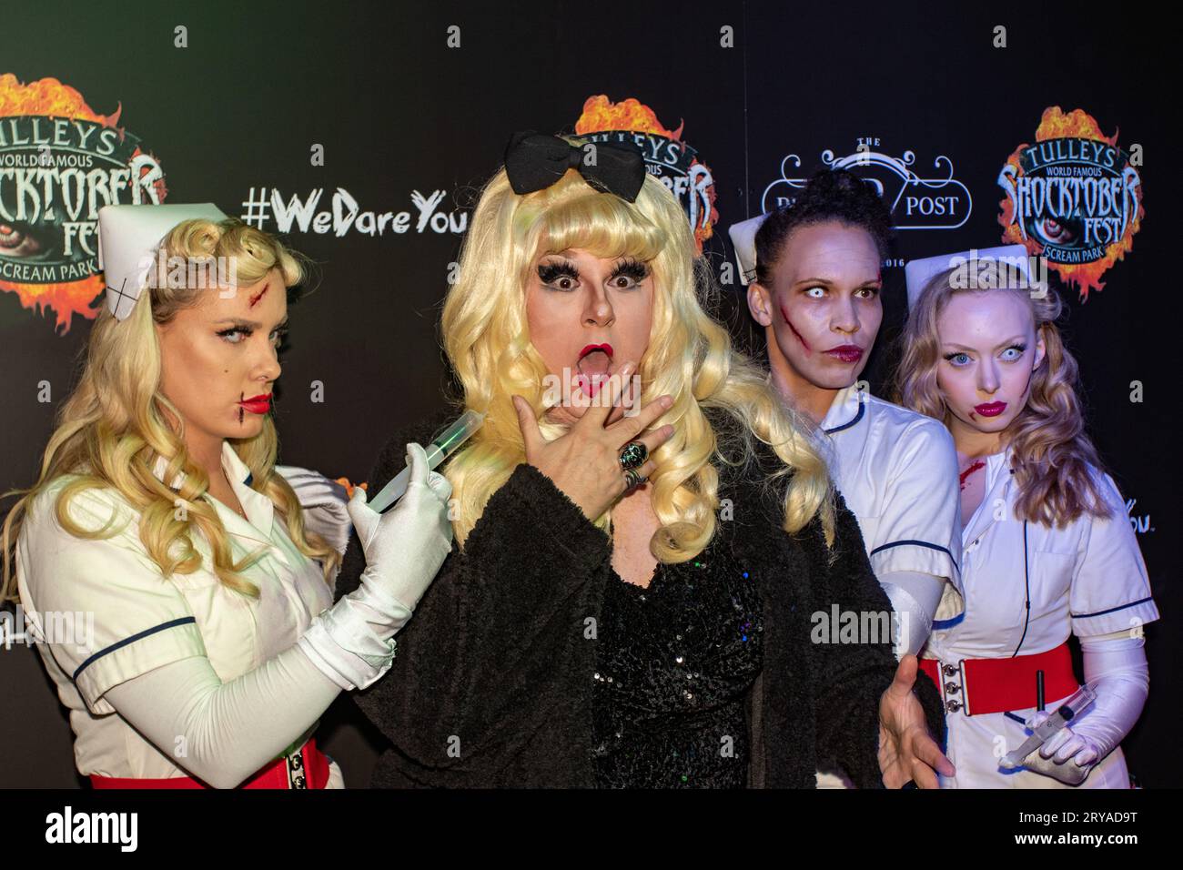 Tulley's Farm Shocktober Fest Press Night 2023 Stock Photo - Alamy