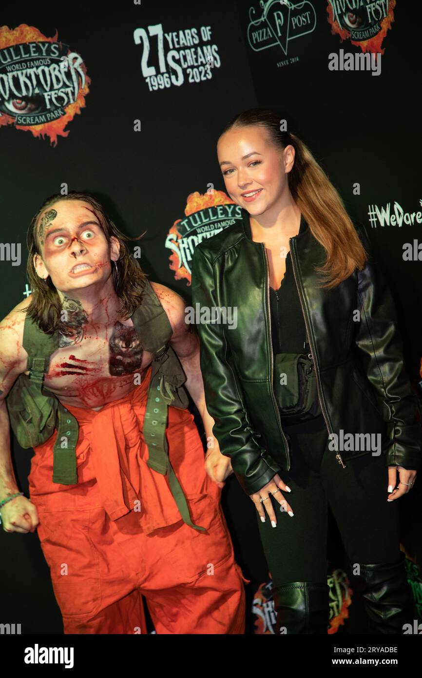 Tulley's Farm Shocktober Fest Press Night 2023 Stock Photo - Alamy