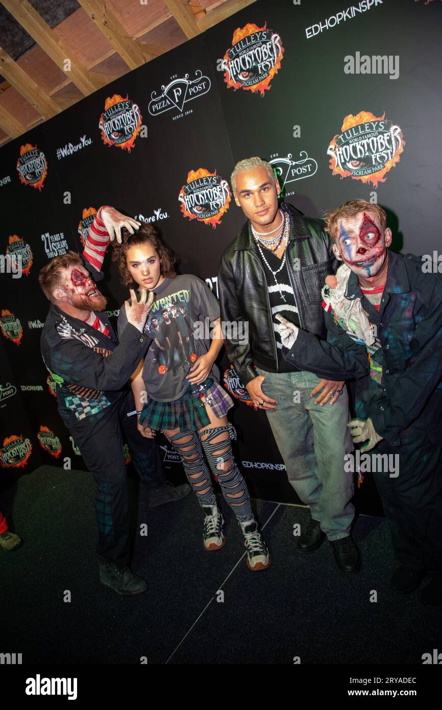 Tulley's Farm Shocktober Fest Press Night 2023 Stock Photo - Alamy